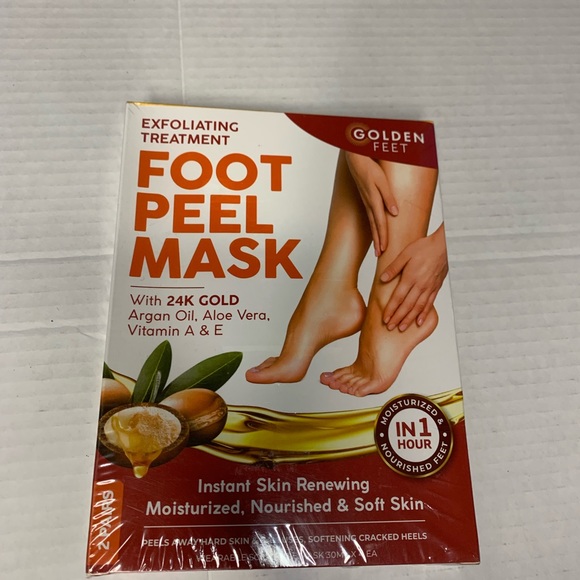 Skincare | Golden Feet Foot Peel Mask | Poshmark